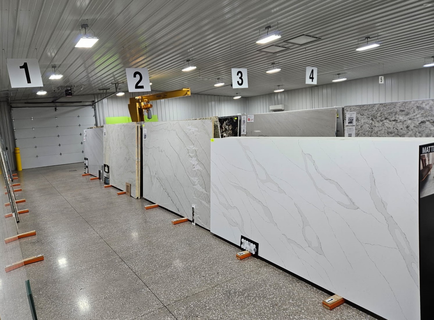 Indoor Slab Yard – Haberl Tile